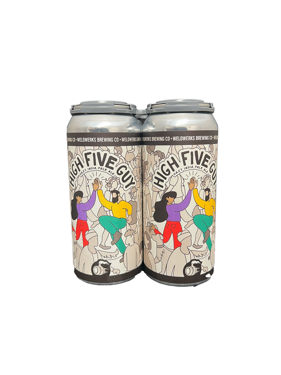 Weldwerks High Five Guy Hazy IPA 4 Pack Cans