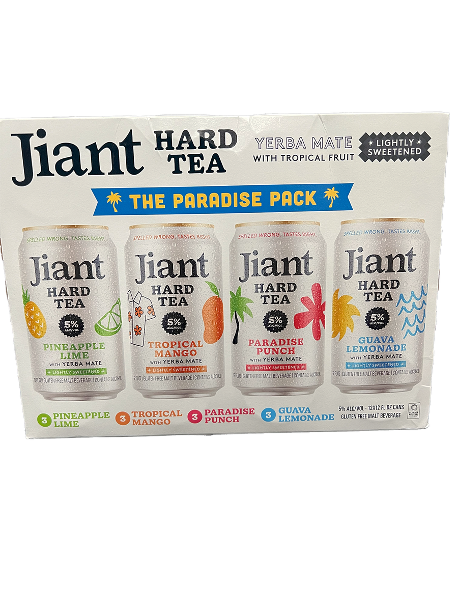 Jiant Hard Tea Paradise Variety 12 Pack Cans