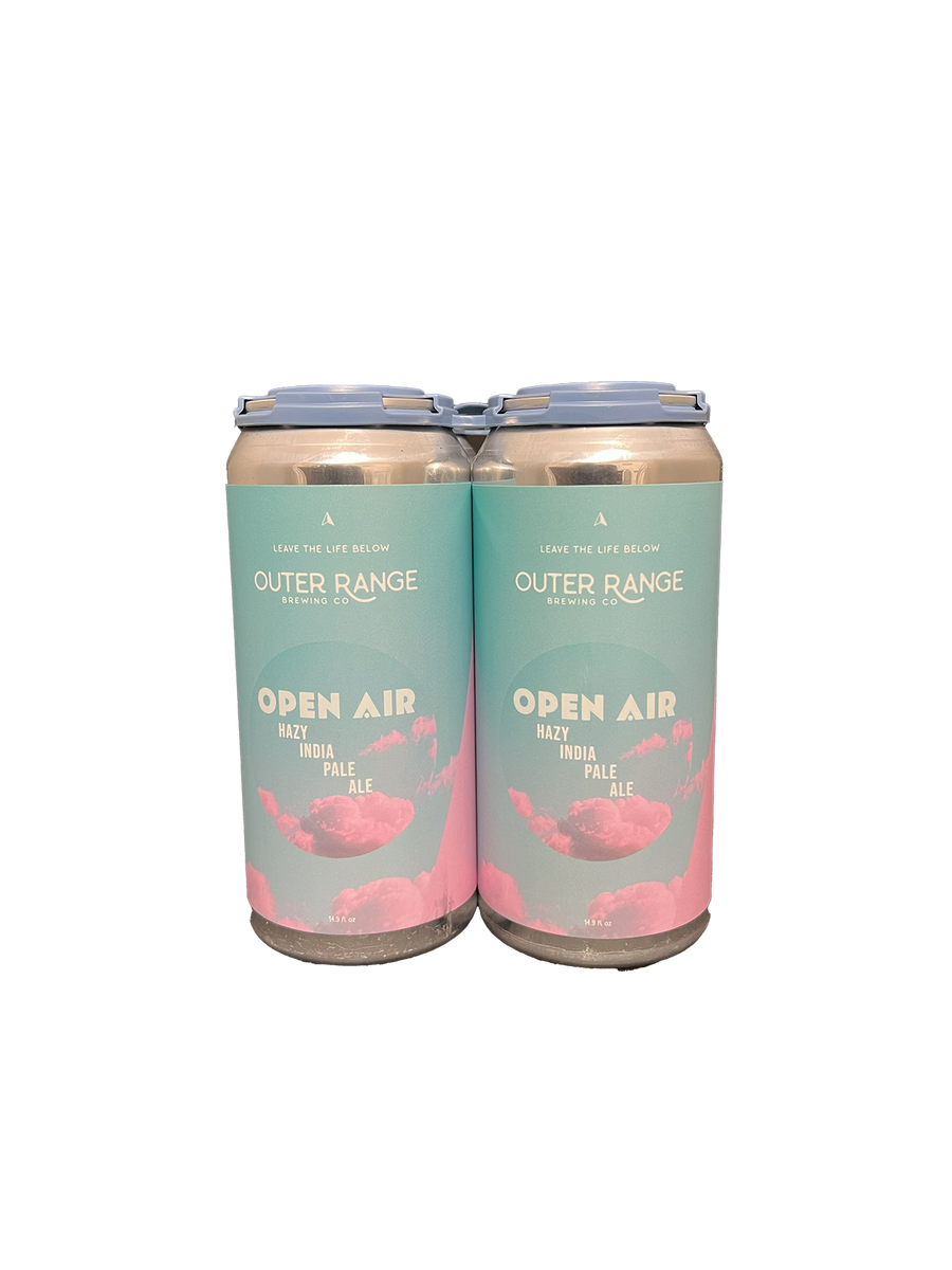 Outer Range Open Air Hazy IPA 4 Pack Cans