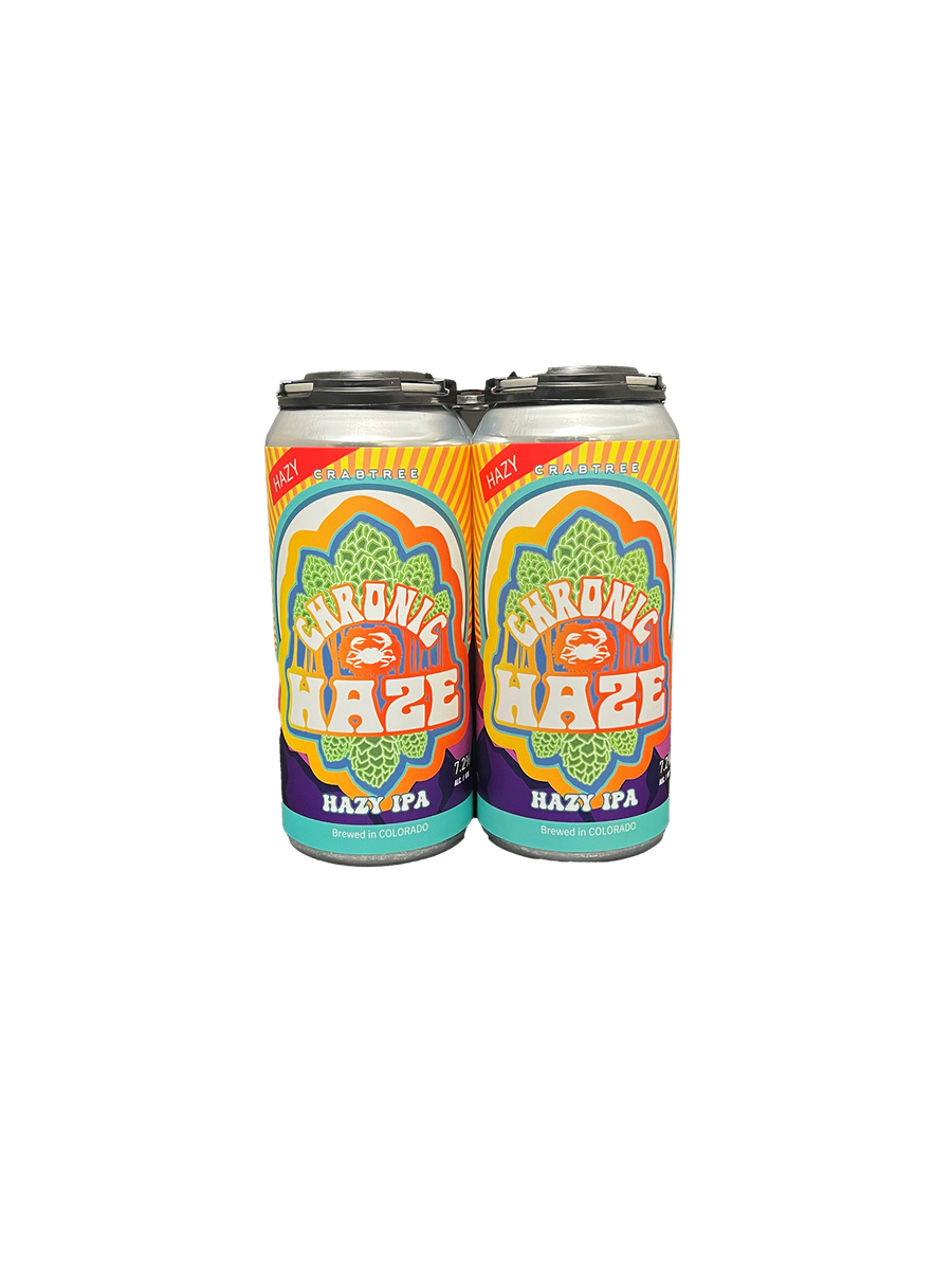 Crabtree Chronic Haze Hazy IPA 4 Pack Cans