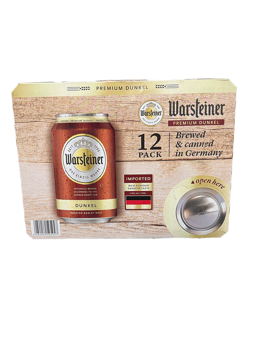 Warsteiner Dunkel 12 Pack Cans