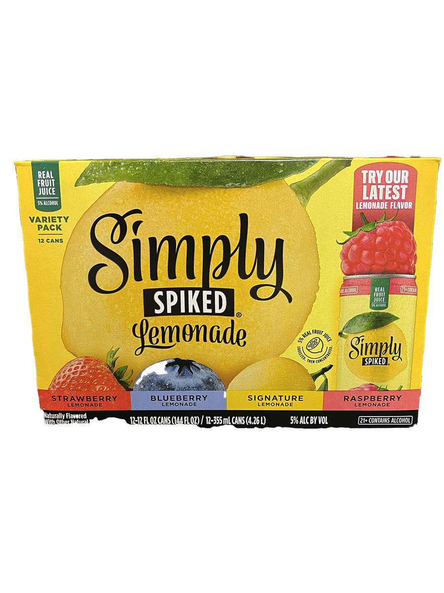 Simply Spiked Lemonade Variety 12 Pack Cans
