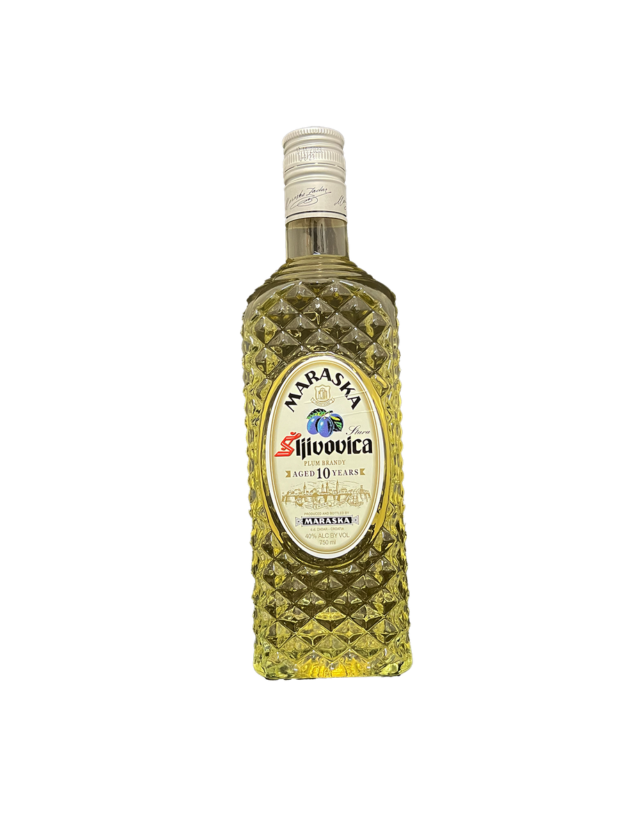 Maraska 10 Year Slivovitz Plum Brandy 750ML