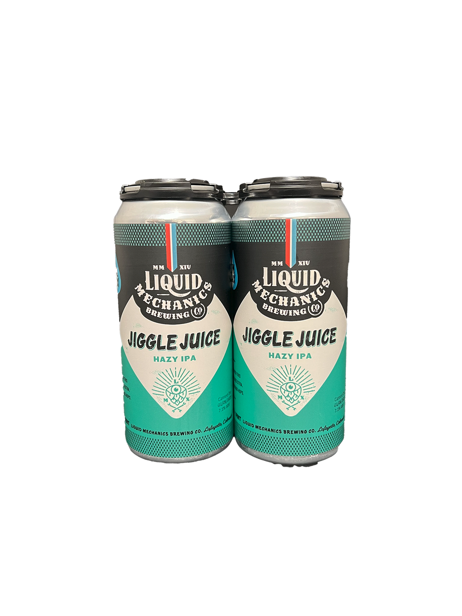 Liquid Mechanics Jiggle Juice Hazy IPA 4 Pack Cans