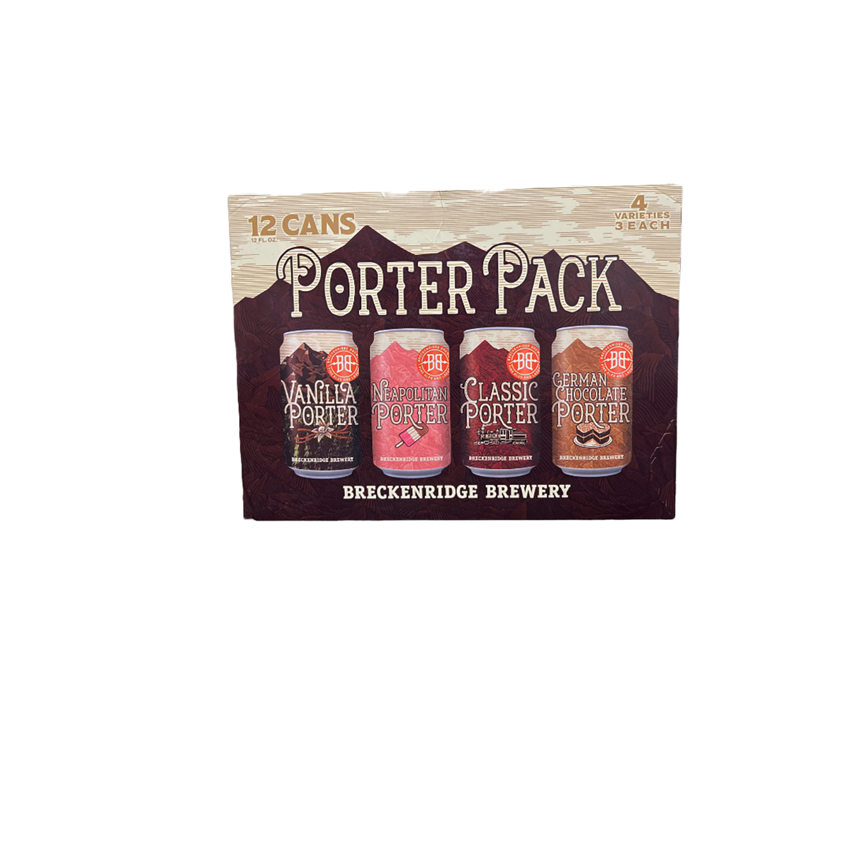 Breckenridge Porter Pack Variety 12 Pack Cans