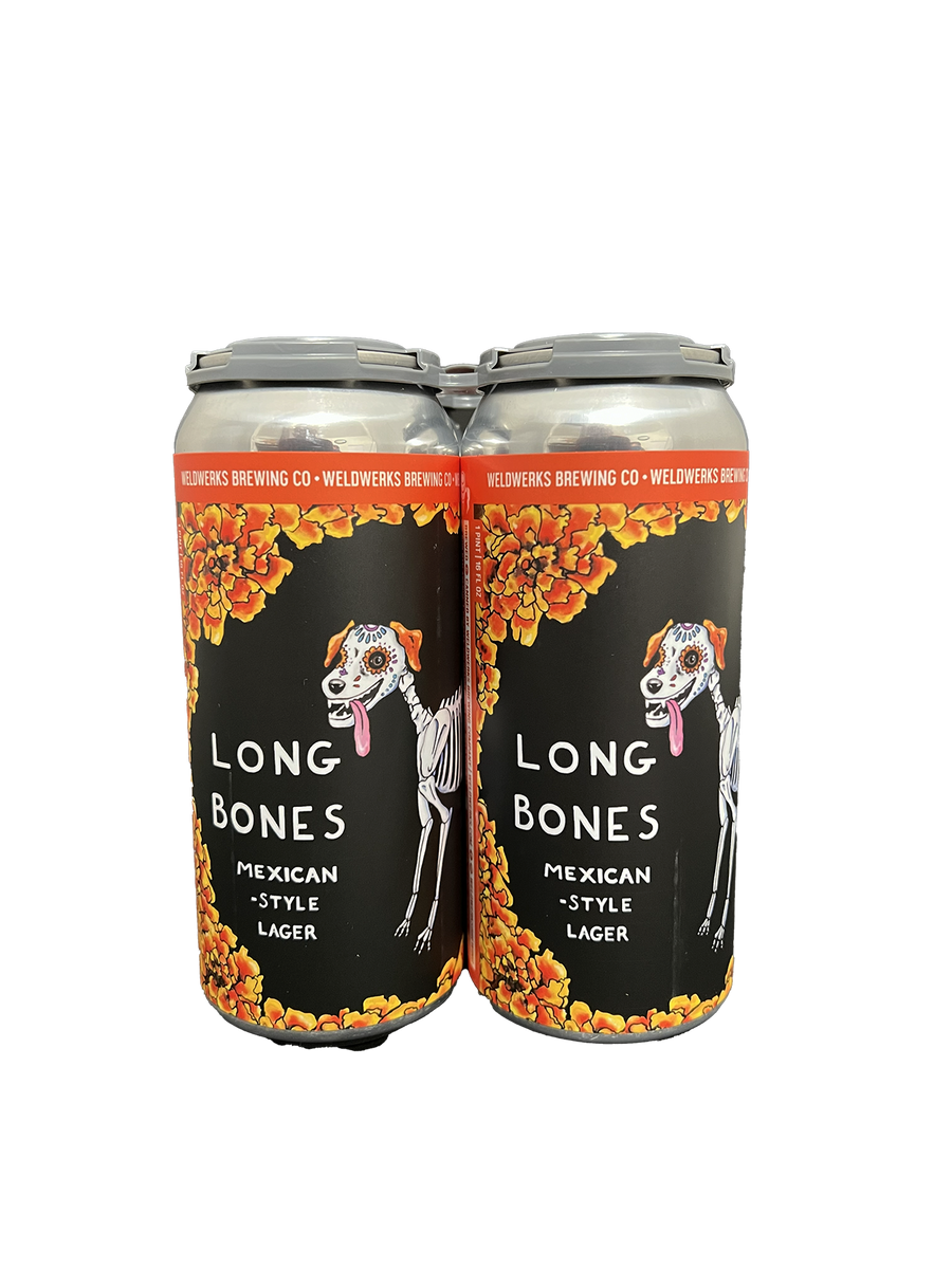 Weldwerks Long Bones Mexican Lager 4 Pack Cans