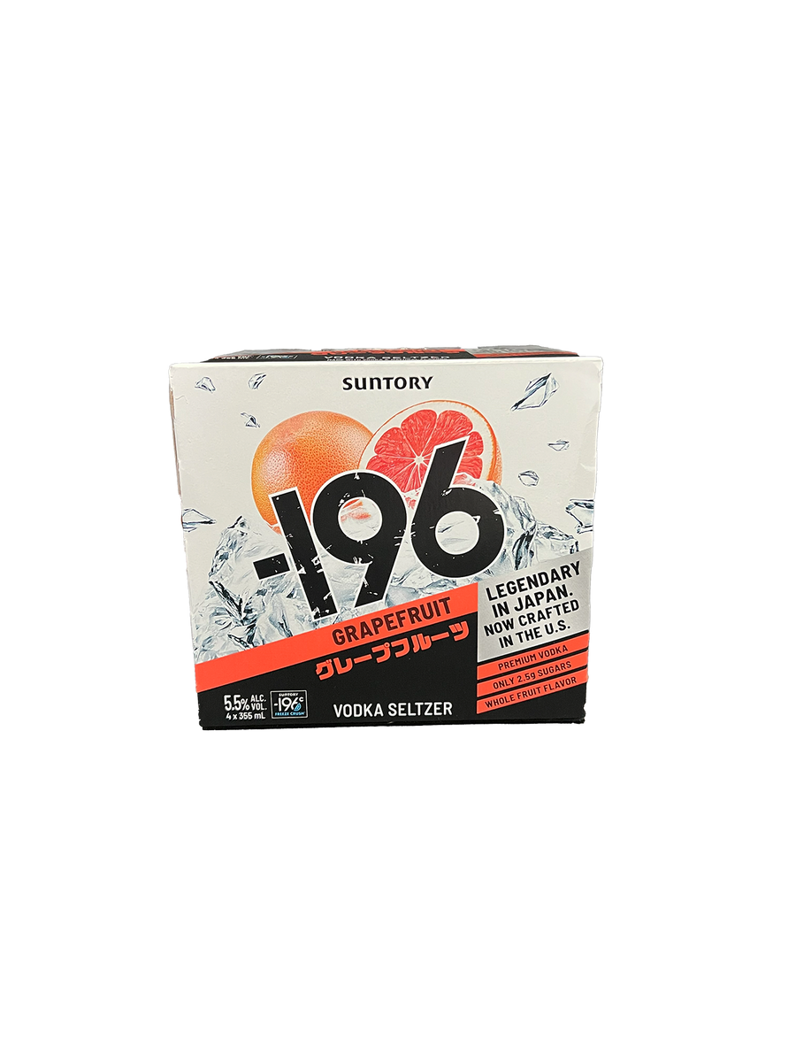 -196 Grapefruit Vodka Seltzer 4 Pack