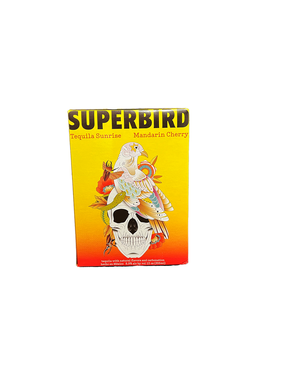 Superbird Tequila Sunrise 4 Pack Cans