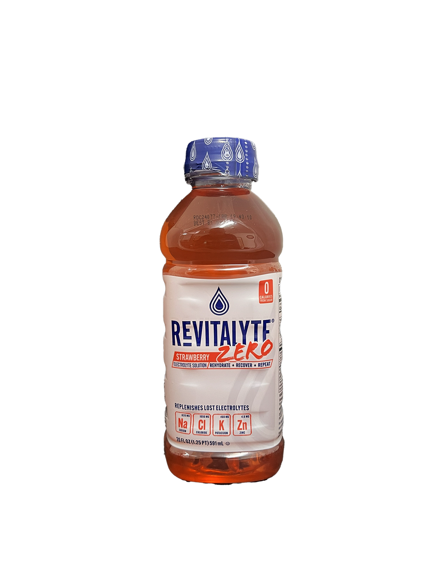 Revitalyte Strawberry Zero 20 oz Bottle
