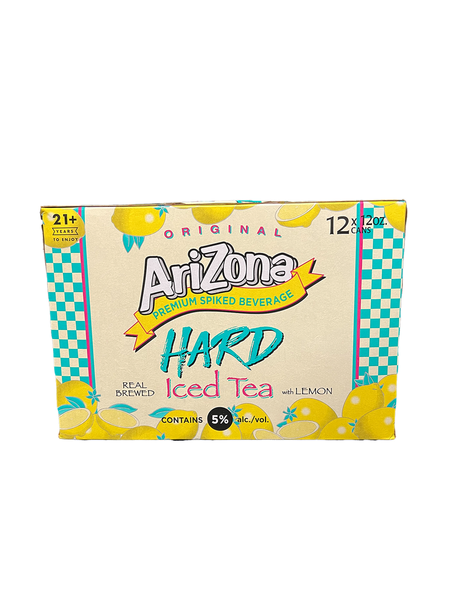Arizona Hard Iced Tea With Lemon 12 Pack Cans