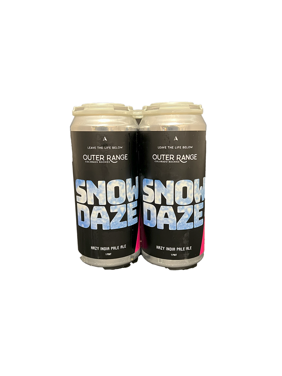 Outer Range Snow Daze Hazy IPA 4 Pack Cans