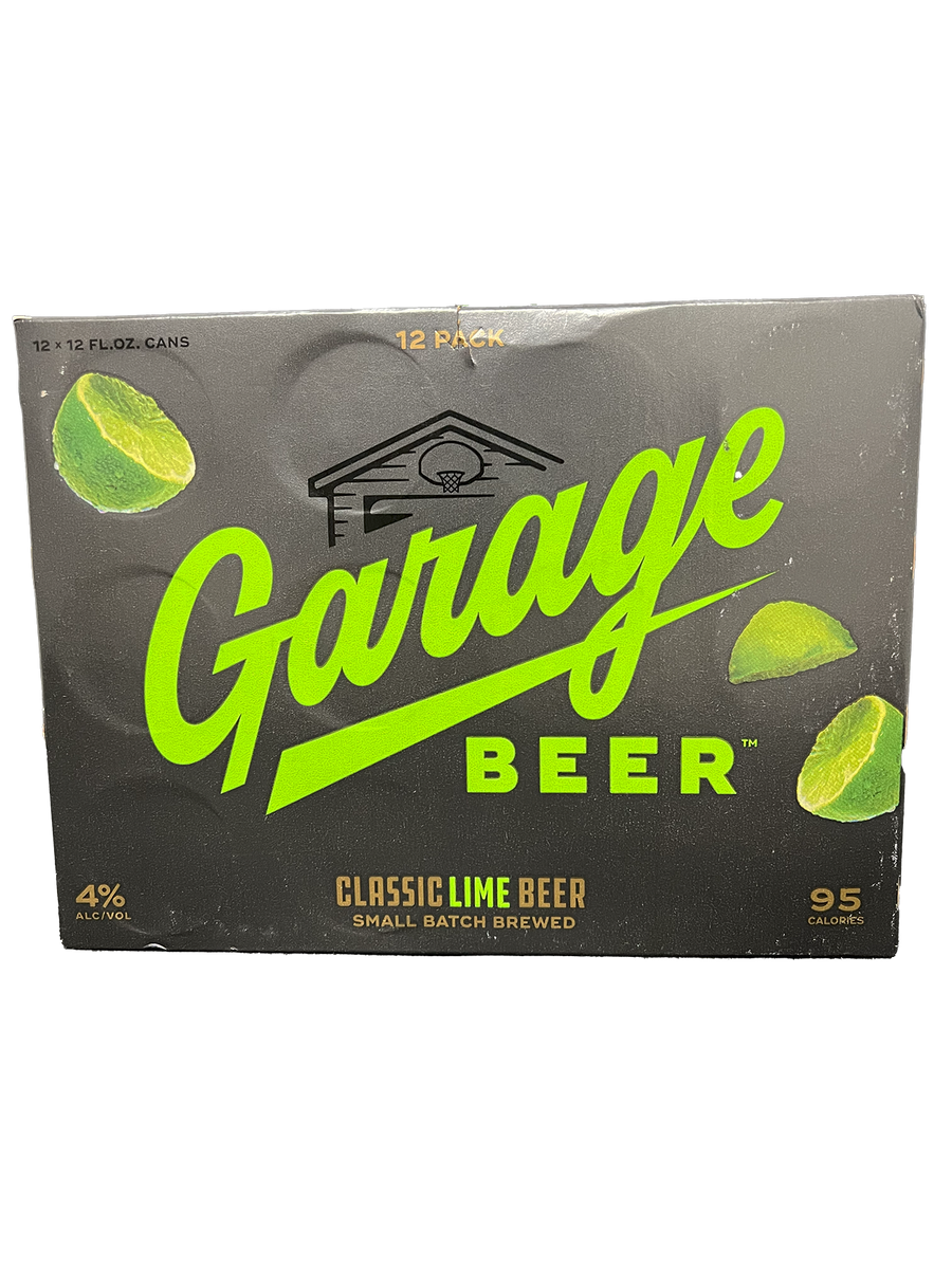 Garage Beer Classic Lime 12 Pack Cans