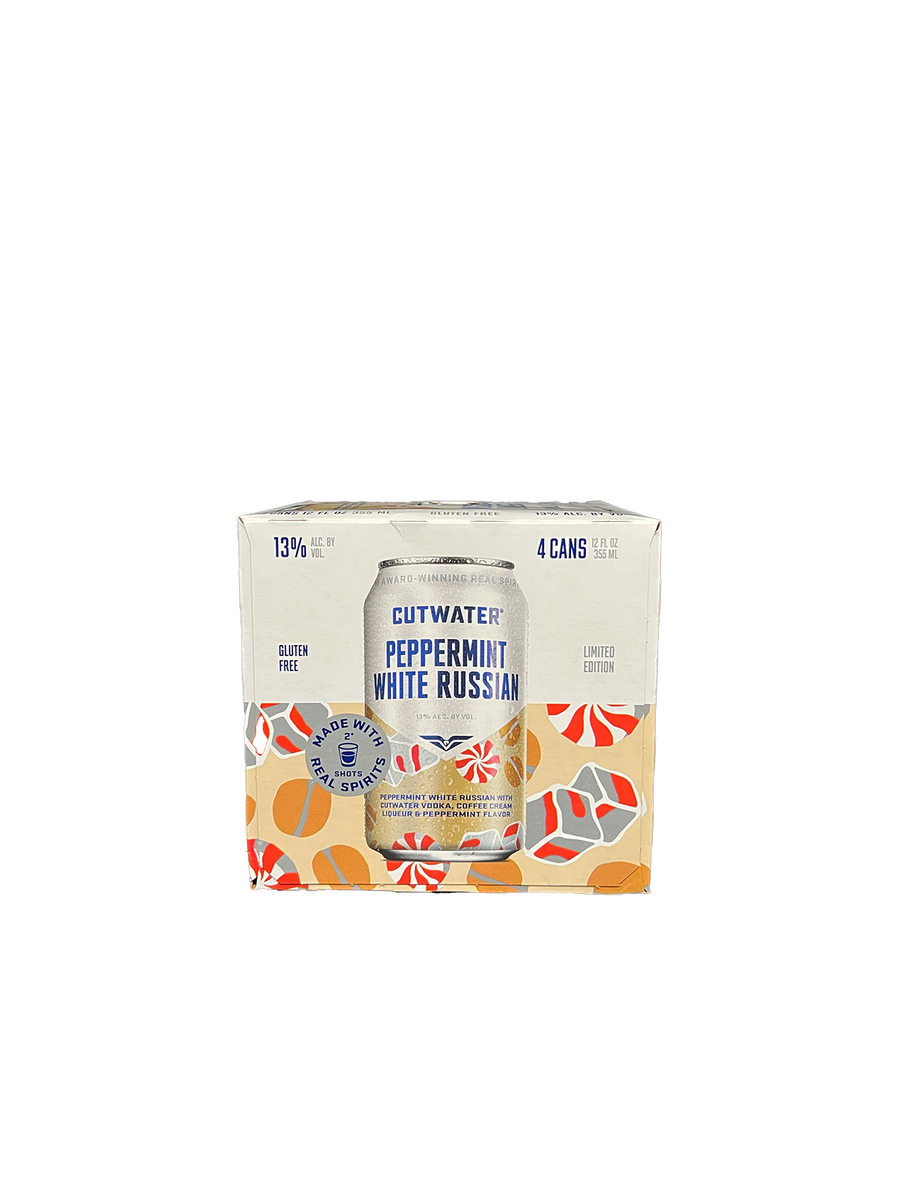 Cutwater Peppermint White Russian 4 Pack Cans