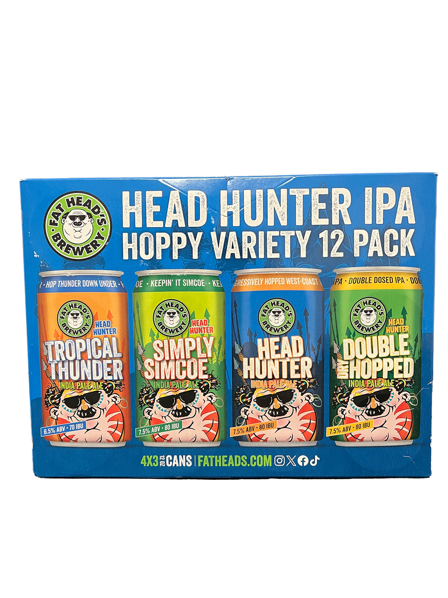 Fat Heads Hunter IPA Hoppy Variety 12 Pack Cans