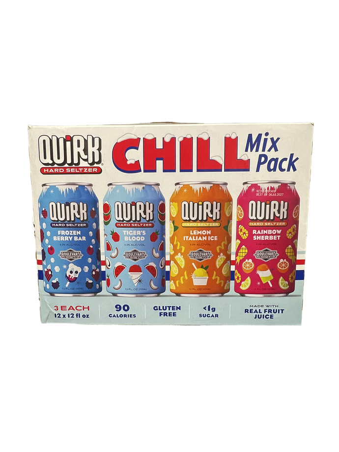 Boulevard Quirk Hard Seltzer Chill Variety 12 Pack Cans