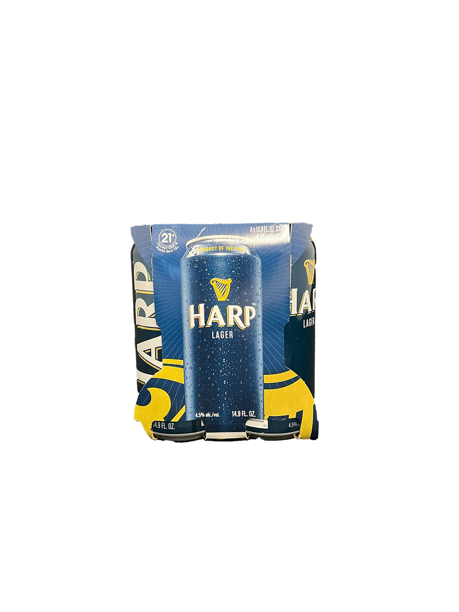 Harp Lager 4 Pack Cans
