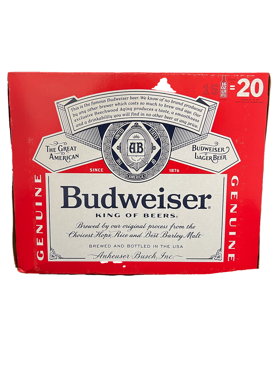Budweiser 15 Pack Aluminum Bottles