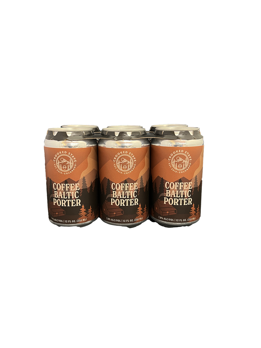 Crooked Stave Coffee Baltic Porter 6 Pack Cans