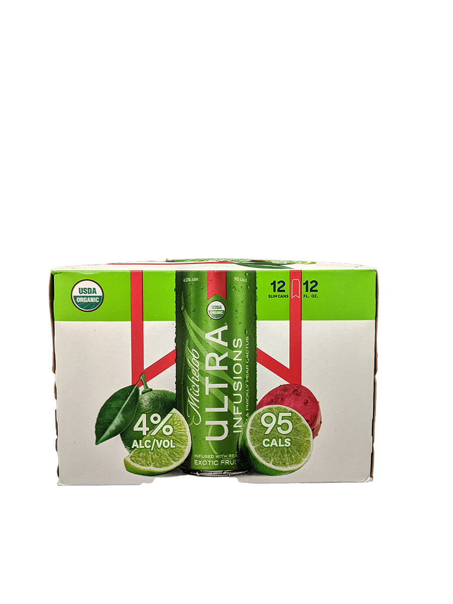 Michelob Ultra Infusions Prickly Pear Citrus 12 Pack Cans