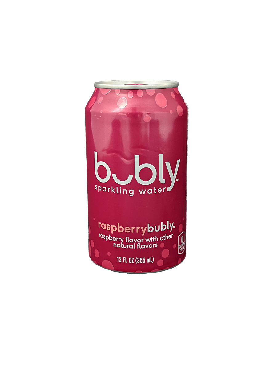 Bubly Raspberry 8 Pack Cans