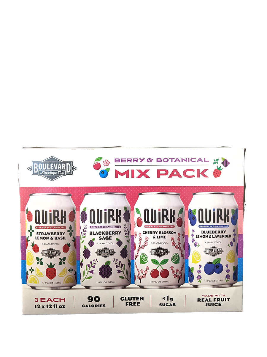 Boulevard Quirk Berry Seltzer Variety 12 Pack Cans