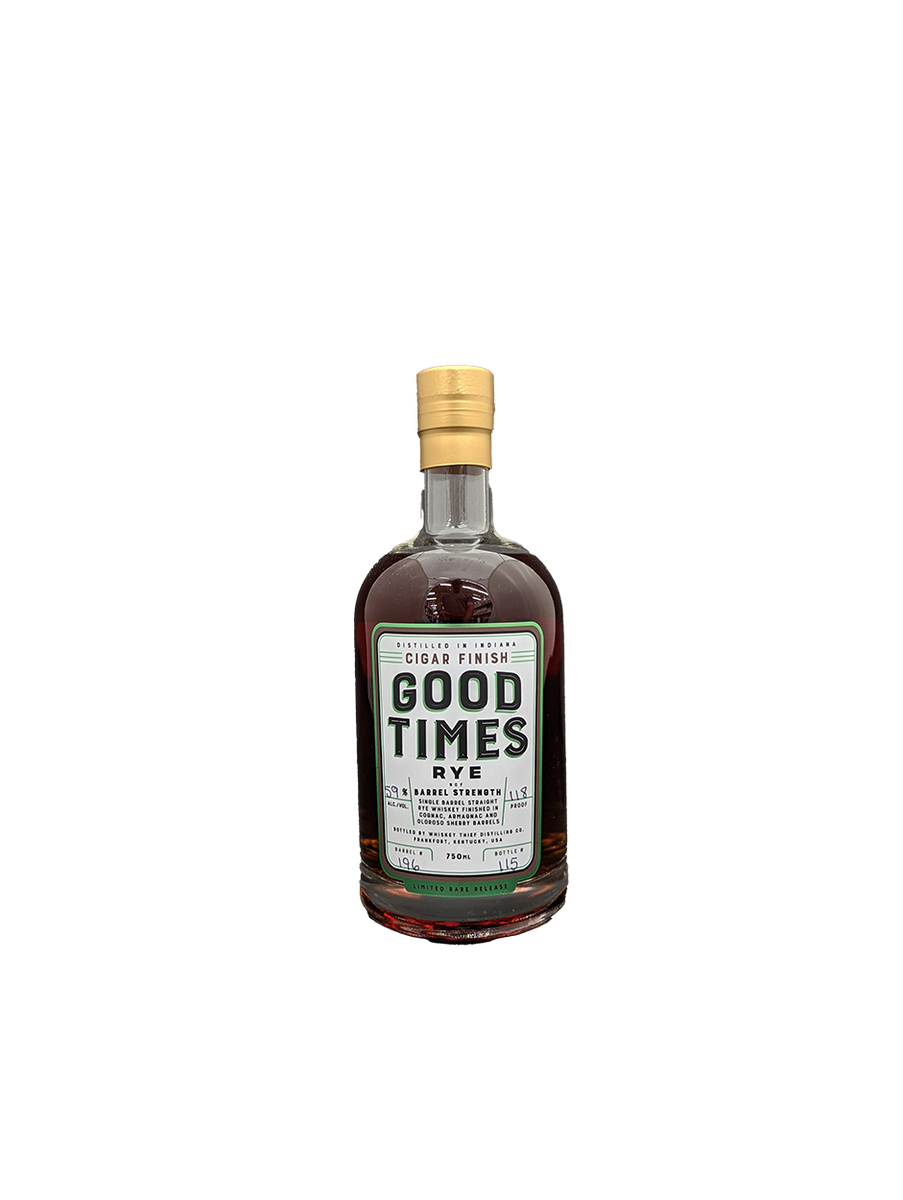 Cigar Finish Good Times Barrel Strength Rye Whiskey 750ML