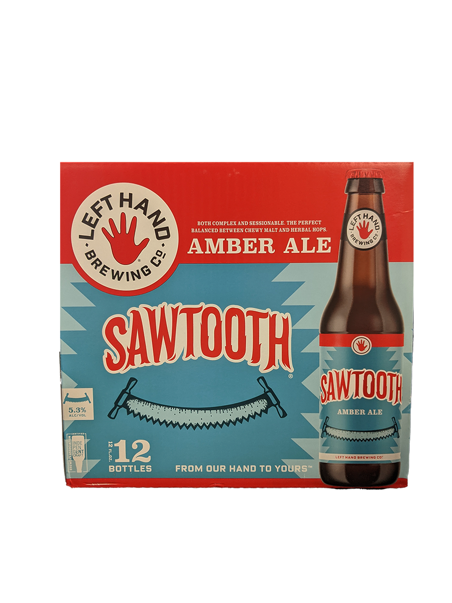 Left Hand Sawtooth Ale 12 Pack Bottles