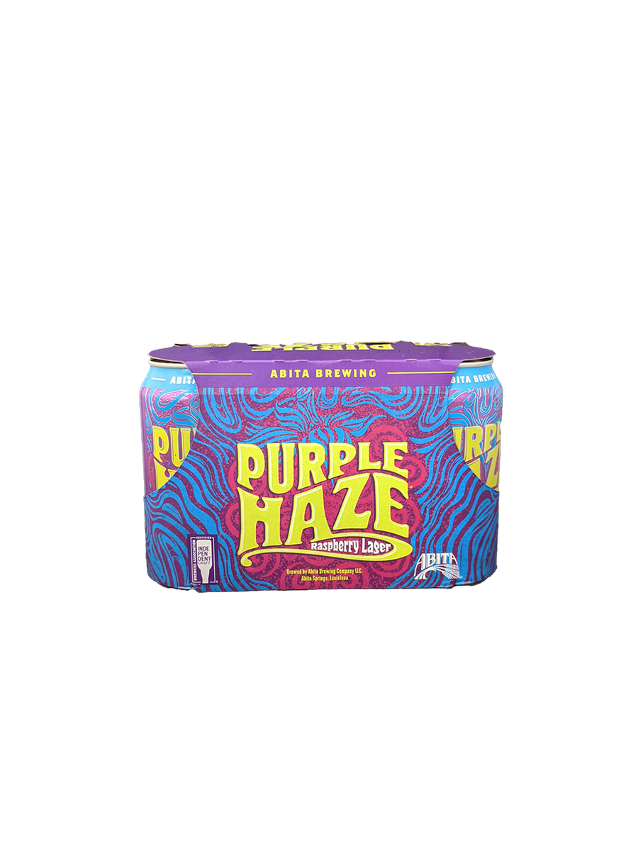 Abita Purple Haze Raspberry Lager 6 Pack Cans