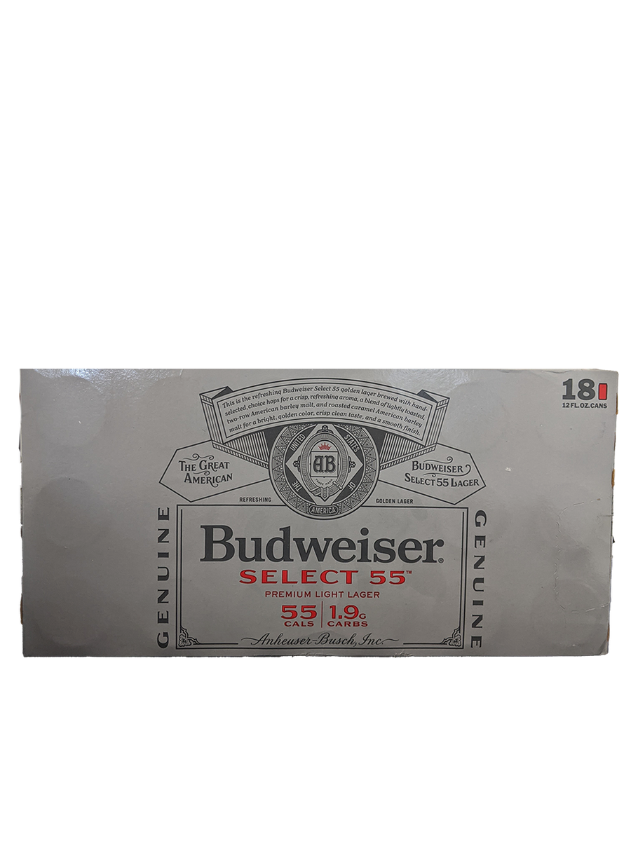 Budweiser Select 55 18 Pack Cans