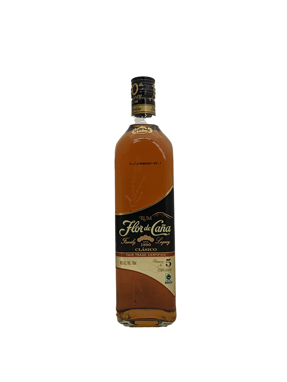 Flor De Cana Anejo Clasico 5 Year Rum 750ML