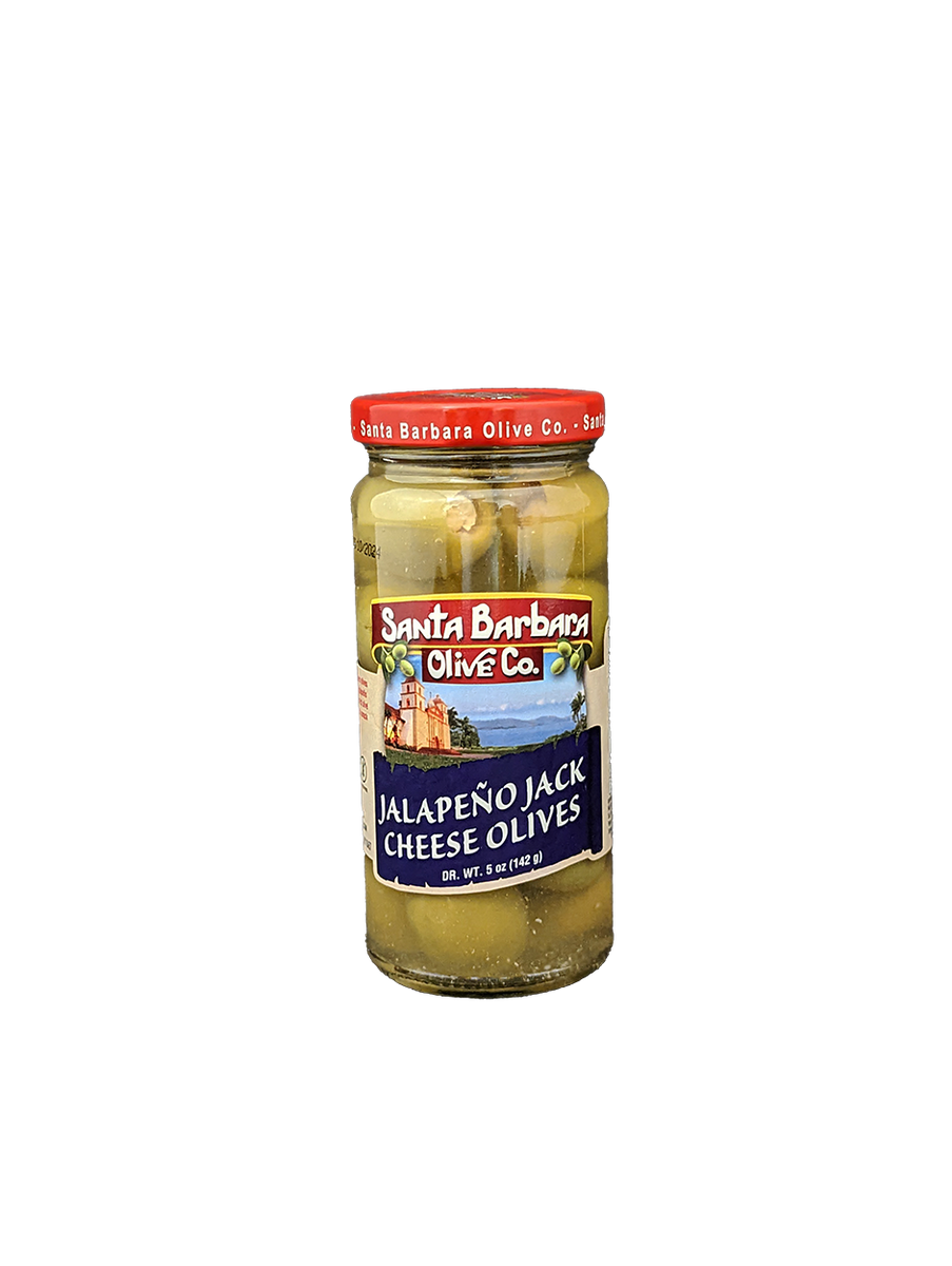 Santa Barbara Olive Company Jalapeno Jack Cheese Olives 5oz